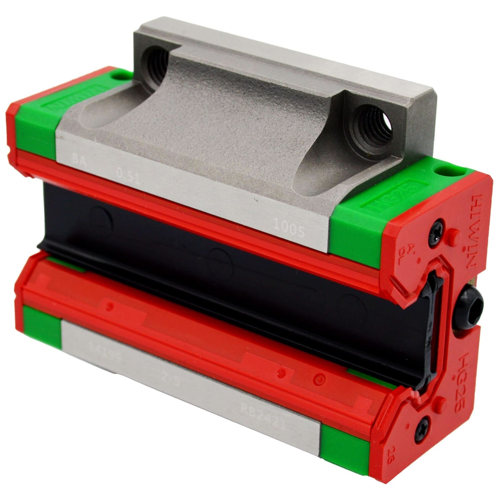 HIWIN HGW-25-CC-Z0-C Linear Guideway Block | Flange Type, Size 25 ...